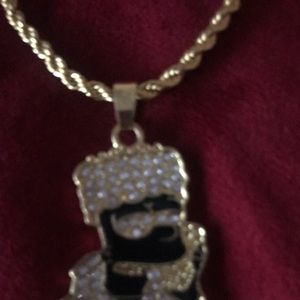 Jewelry | A Diamonds Bart Simpson Chain | Poshmark